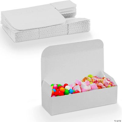 MT Products White Small Candy Box - 5" x 2.75" x 1.75" Bakery Boxes ...