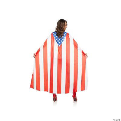 Red White Blue Adult Costume Cape | Oriental Trading