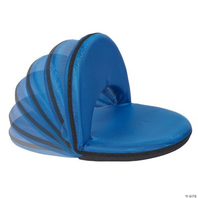 ECR4Kids Spectator Adjustable Floor Chair, Stadium Seat, Blue