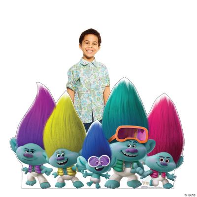 57" x 37" DreamWorks Trolls Band Together Young Brozone Life-Size ...