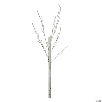 44" Gray Distressed Finish Artificial Crafting Display Tree Trunk ...