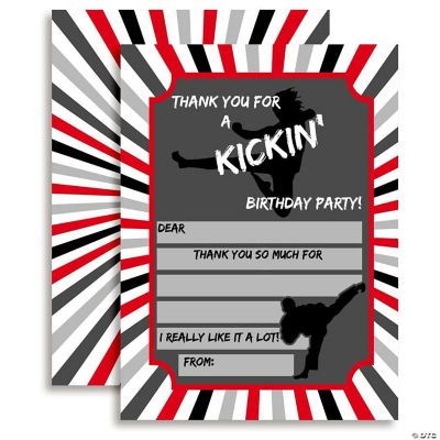 Karate Thank You 20pc. by AmandaCreation | Oriental Trading