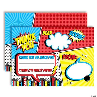 Comic Book Thank You 20pc. by AmandaCreation | Oriental Trading