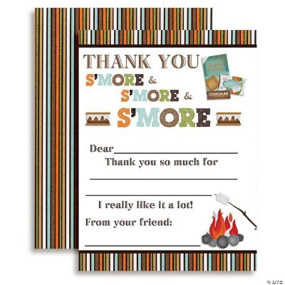 Smores Birthday Thank You 20pc. by AmandaCreation | Oriental Trading
