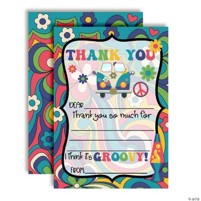 Groovy Birthday Thank You 20pc. by AmandaCreation | Oriental Trading