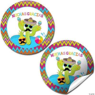 AmandaCreation Tropical Fiesta Cinco de Mayo Envelope Seal 40pcs ...
