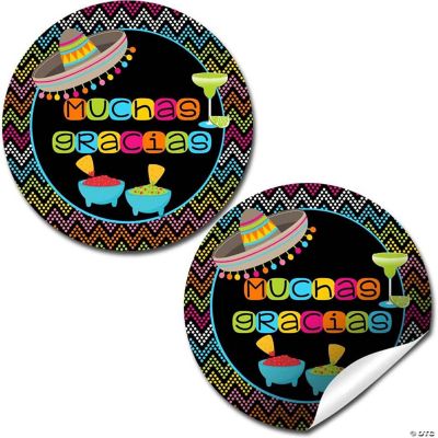 AmandaCreation Chip Dip and Sip Cinco de Mayo Envelope Seal 40pcs ...