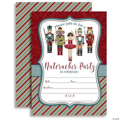 Nutcracker Ballet Invitations 40pc. by AmandaCreation | Oriental Trading