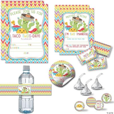 AmandaCreation Taco Twosday Birthday Bundle 321pc. | Oriental Trading