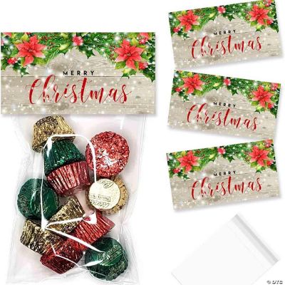 Wooded Snowy Christmas Bag Toppers 40pc. by AmandaCreation | Oriental ...