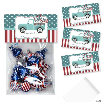 AmandaCreation All American 4th Bag Toppers 40pc. | Oriental Trading