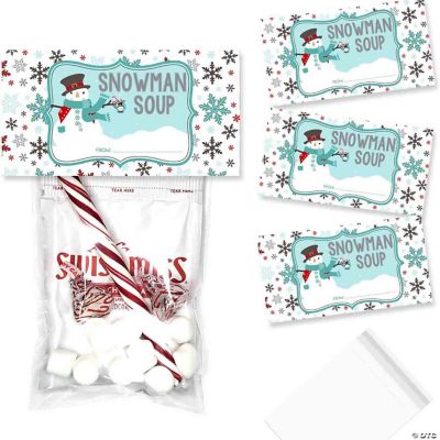 Snowman Soup Bag Toppers 40pc. by AmandaCreation | Oriental Trading