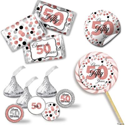 AmandaCreation Rose Gold 50 Sticker Bundle 429pcs. | Oriental Trading