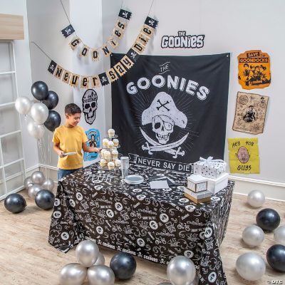 The Goonies™ Party Photobooth Backdrop & Wall Decorating Kit - 9 Pc ...