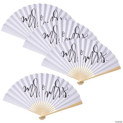 Bulk 24 Pc. Jumbo Mr. & Mrs. Hanging Fans | Oriental Trading
