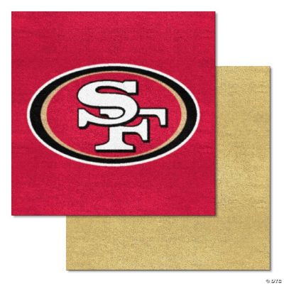 San Francisco 49ers Team Carpet Tiles - 45 Sq Ft. | Oriental Trading