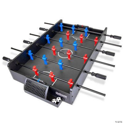 GoSports 32 Inch Tabletop Foosball Game Set - Mini Foosball Table - Black