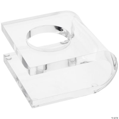 Plymor Clear Acrylic Egg, Marble, Ball or Sphere Holder Display Riser ...