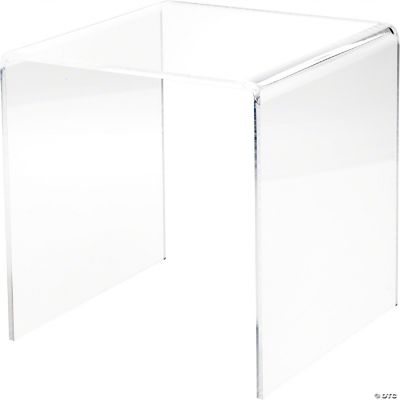 Plymor Clear Acrylic Square Display Riser, 9" H x 9" W x 9" D (1/4 ...