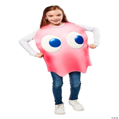PAC-MAN PINKY Ghost Child Costume One Size | Oriental Trading