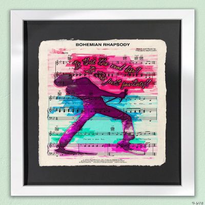 Cup Of Tea Creative Bohemian Rhapsody Queen Sheet Music Bedroom Wall ...