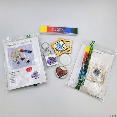 Ink and Trinket Kids DIY Finger Print Art Party Favor Craft Kit ...