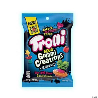Ferrara Candy 114751 4.25 oz Trolli Sour Gummi Creations Martian Mix ...