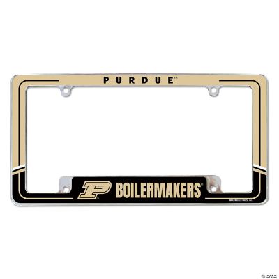 Rico Industries NCAA Purdue Boilermakers Two-Tone 12" x 6" Chrome All ...