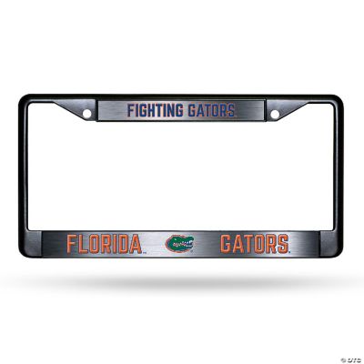 Rico Industries NCAA Florida Gators Black Game Day Black Chrome Frame ...