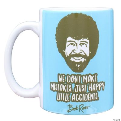 Bob Ross Happy Little Accidents 11oz Boxed Ceramic Mug | Oriental Trading