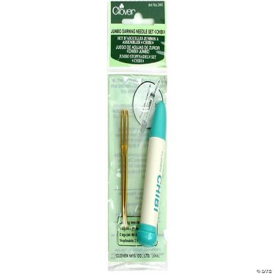 Clover Hand Needle Darning Jumbo Set 2pc w/Case