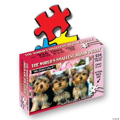 TDC Games World's Smallest Jigsaw Puzzle - We Didn't Do It - Measures 4 ...