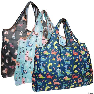Wrapables Eco-Friendly Large Nylon Reusable Shopping Bags (Set of 3 ...