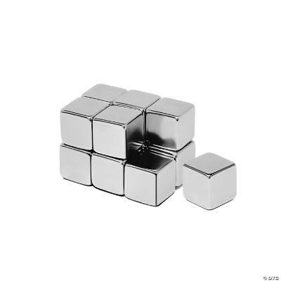 Wrapables Large Cube Neodymium Magnets, Strong Magnets, Set of 12 ...