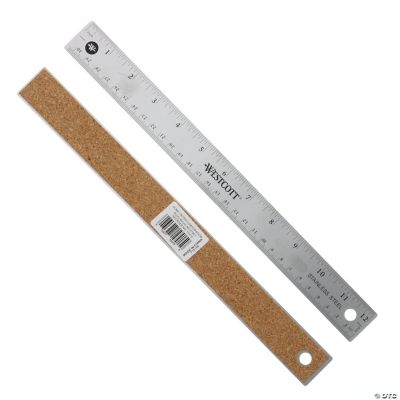 C-Thru Flexible Stainless Steel Ruler, 12in | Oriental Trading