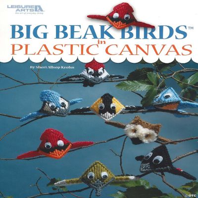 Leisure Arts Big Beak Birds In Plastic Canvas Bk