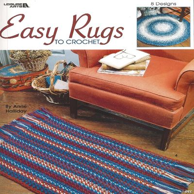 Leisure Arts Easy Rugs To Crochet Bk