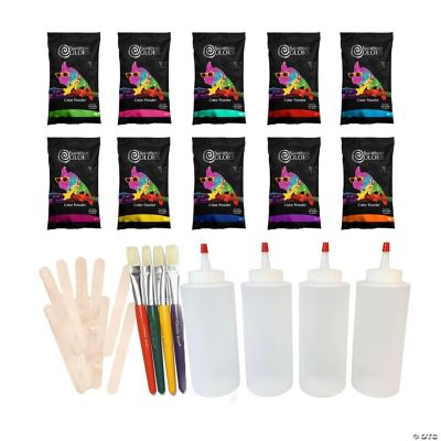 Chameleon Colors Multicolored Sidewalk Chalk Paint Kit, Outdoor Chalk ...