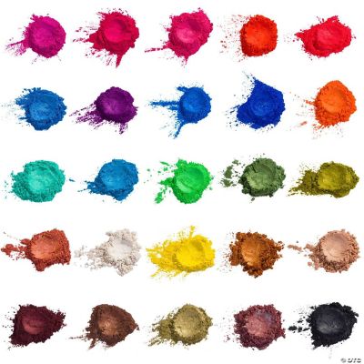 Chameleon Colors Multicolored Mica Powder Kit, 25 Colors for Epoxy ...