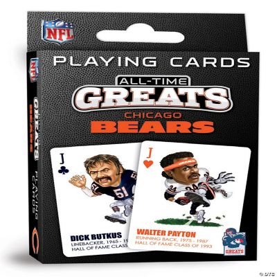Officially Licensed NFL Chicago Bears Playing Cards - 54 Card Deck ...