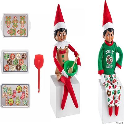 The Elf on the Shelf PJ and Baker Set - Itty Bitty Baker with Spatula ...