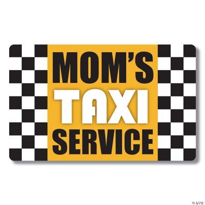 Magnet Me Up Mom's Taxi Service Magnet Decal, 5x8 Inches, Heavy Duty ...