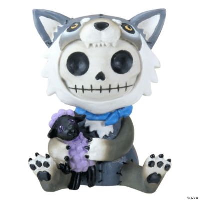 Furrybones Wolfgang Skeleton in Wolf Costume Figurine | Oriental Trading