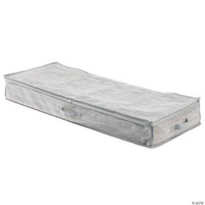 mDesign Long Gift Wrapping Organizer Storage Bag w/ Handles, Zipper ...