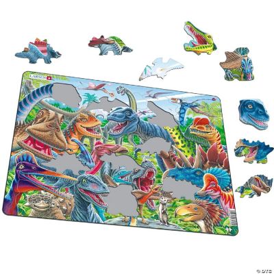 Larsen Puzzles Happy Dino 43 Piece Children's Jigsaw Puzzle | Oriental ...