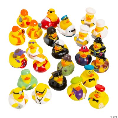 2" Bulk 96 Pc. Career Rubber Duck Assortment