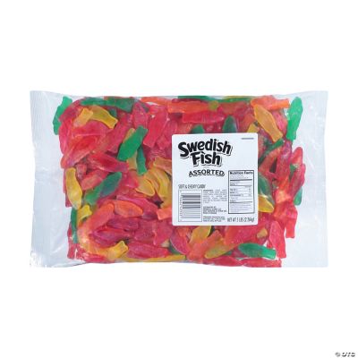 Bulk 5 Lb. Swedish Fish Assorted Flavors Soft & Chewy Candy | Oriental ...