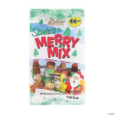 44 oz. Santa's Merry Mix Holiday Chocolate Candy - 135 Pc. | Oriental ...