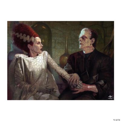 Universal Monsters Frankenstein with Bride 1000 Piece Jigsaw Puzzle ...