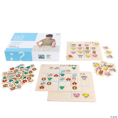 Toys For Life Animal Logic Game Sudoku Wooden Ages 4-7 Analytical ...